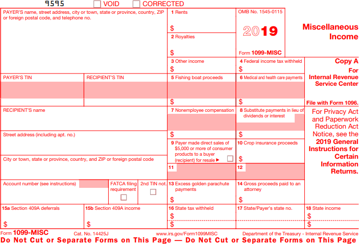 2019 | Pre-Printed Form Converter (PPFC) - 1099Express
